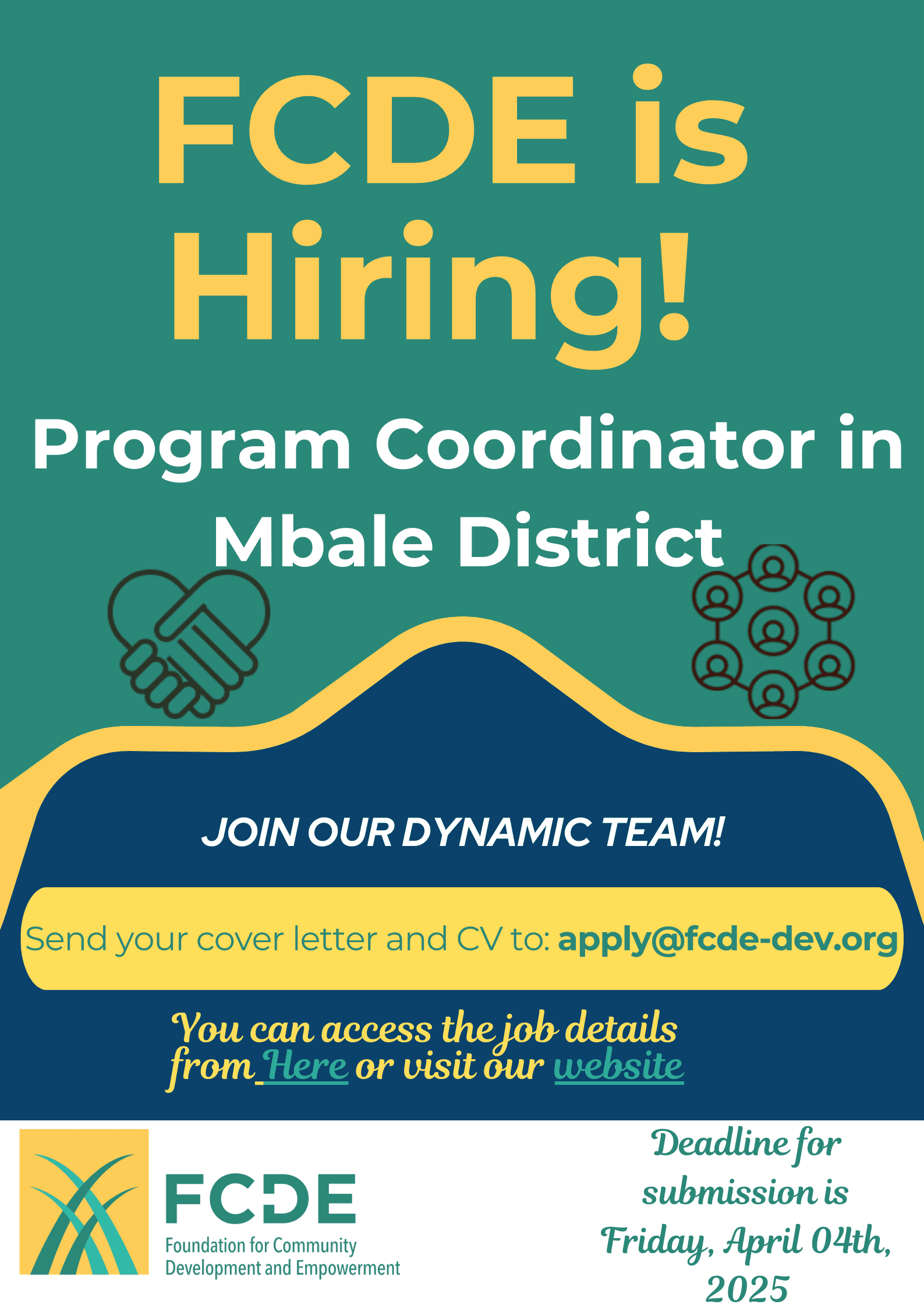 FCDE - Program Job Advert